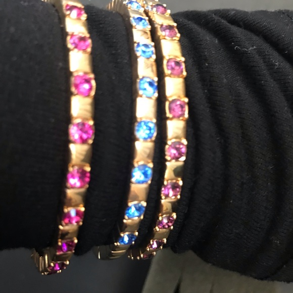 Joan Rivers | Jewelry | Vtg Set Of 3 Joan Rivers Flexible Cuff Bangles ...